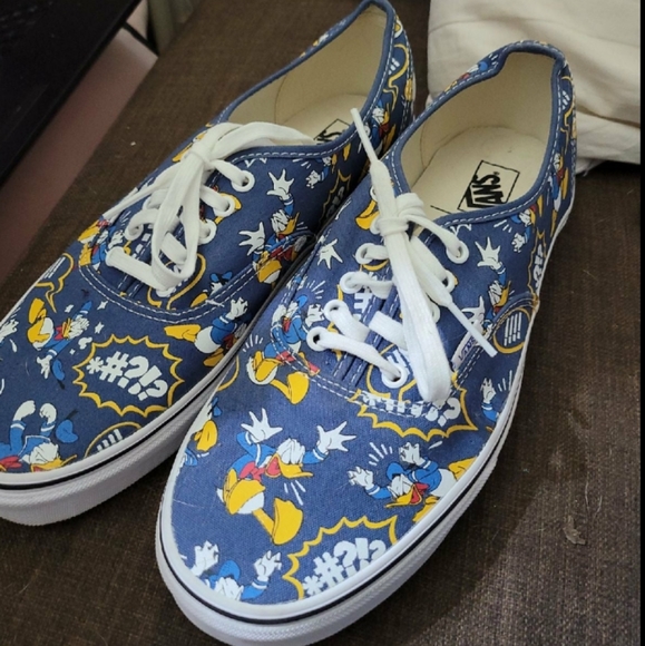 Vans | Shoes | Disney Donald Duck Mickey Minnie Mouse Classic Vans ...